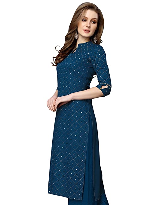 Girls are very fond of these Blue Kurti, you should also boost your ...