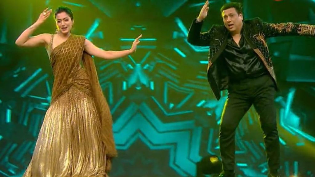 Rashmika Mandanna dances fiercely with ‘Raja Babu’ Govinda on ‘Sami ...