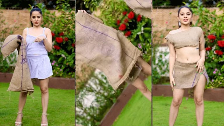 Urfi Javed came in front of the camera without clothes, upper body ...