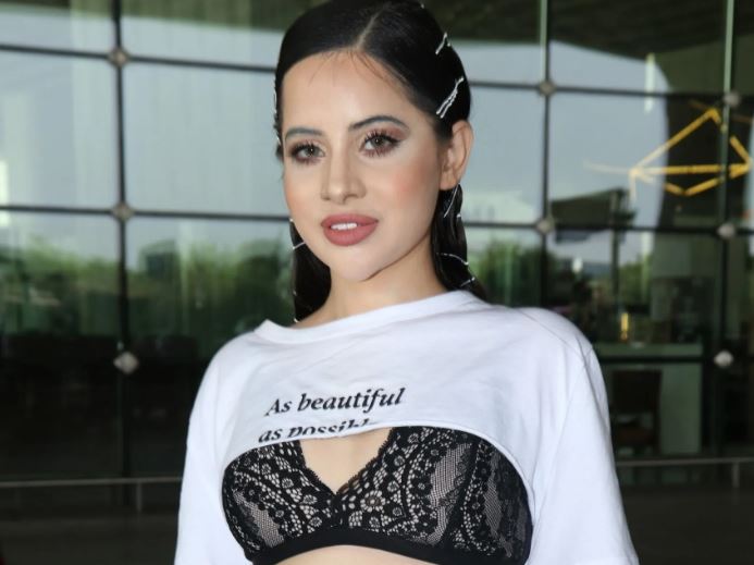 Urfi Javed left the house late in the weekend party wearing only a bra ...