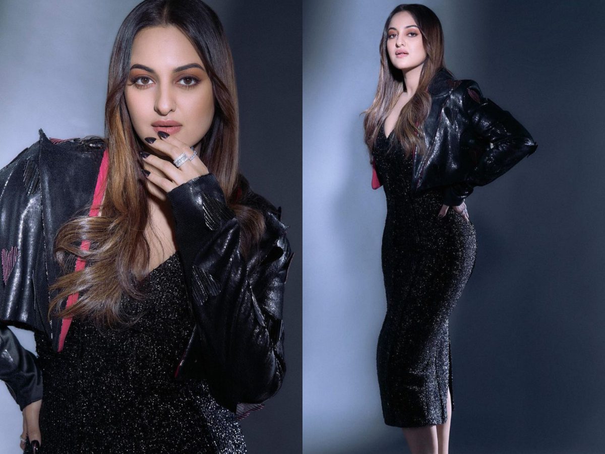 Sonakshi Sinha made a bo*ld photodoot in a black short dress, seeing ...