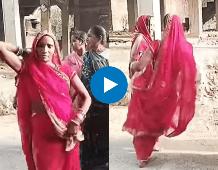 Watch: Bandariya dance is trending in the market, ‘aunty’ danced like ...