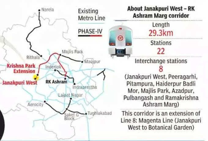 New Metro Station: First station of Delhi Metro Phase 4 may open in ...