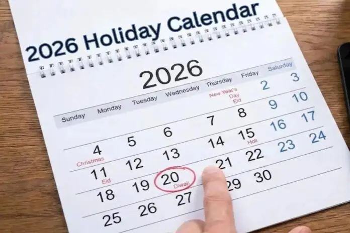Holiday Calendar 2026: Complete list of Indian festivals and public ...